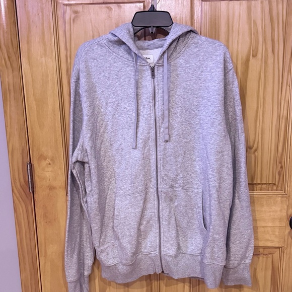 Goodfellow & Co | Shirts | Goodfellow Co Heather Gray Zipup Hoodie ...